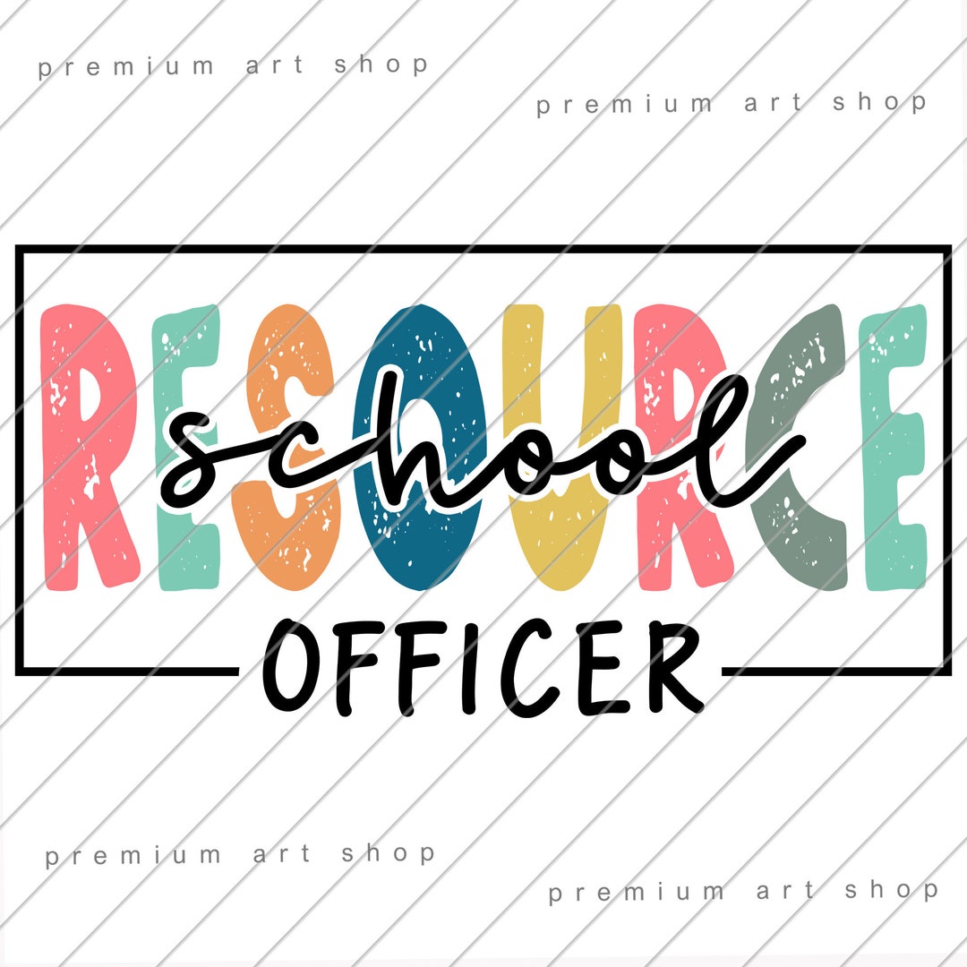 School Resource Office Back to School PNG, SRO Sublimation Design ...