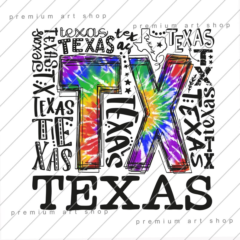 Texas PNG Texas Sublimation Design Download Texas State TX - Etsy