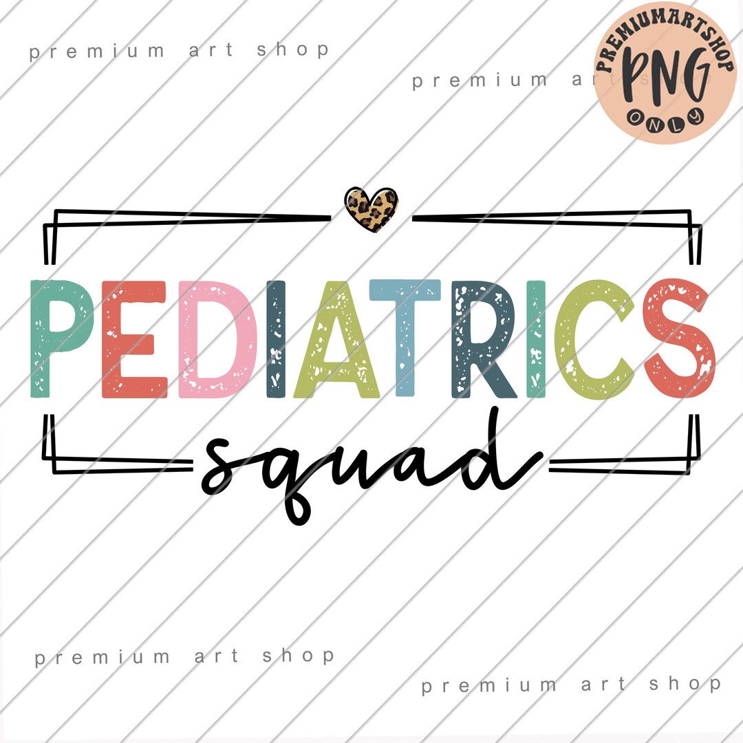 Pediatrics Squad Boho PNG: PEDS Nurse Sublimation Design (digital ...