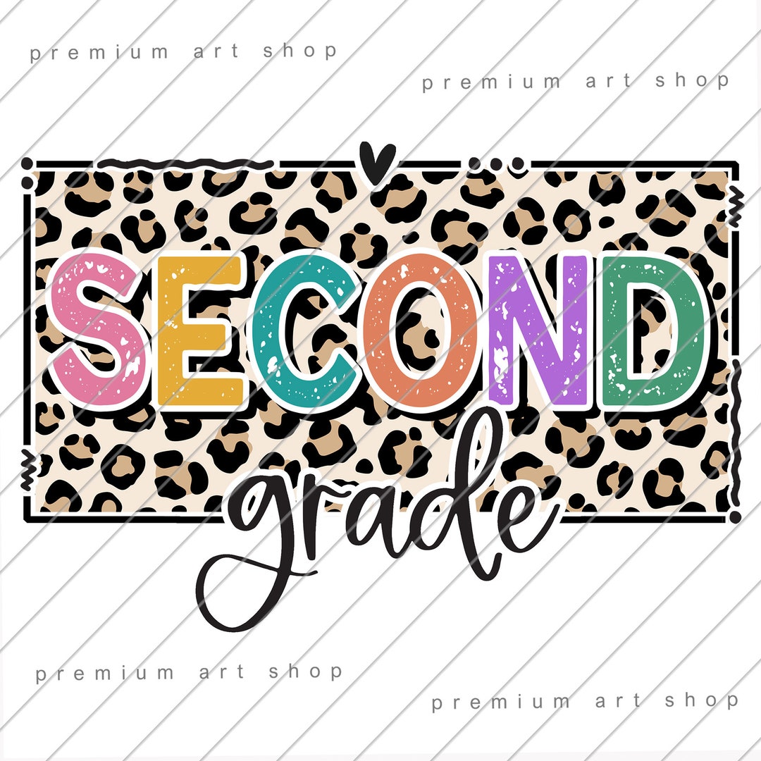 Second Grade Back to School PNG Second Grade Sublimation - Etsy