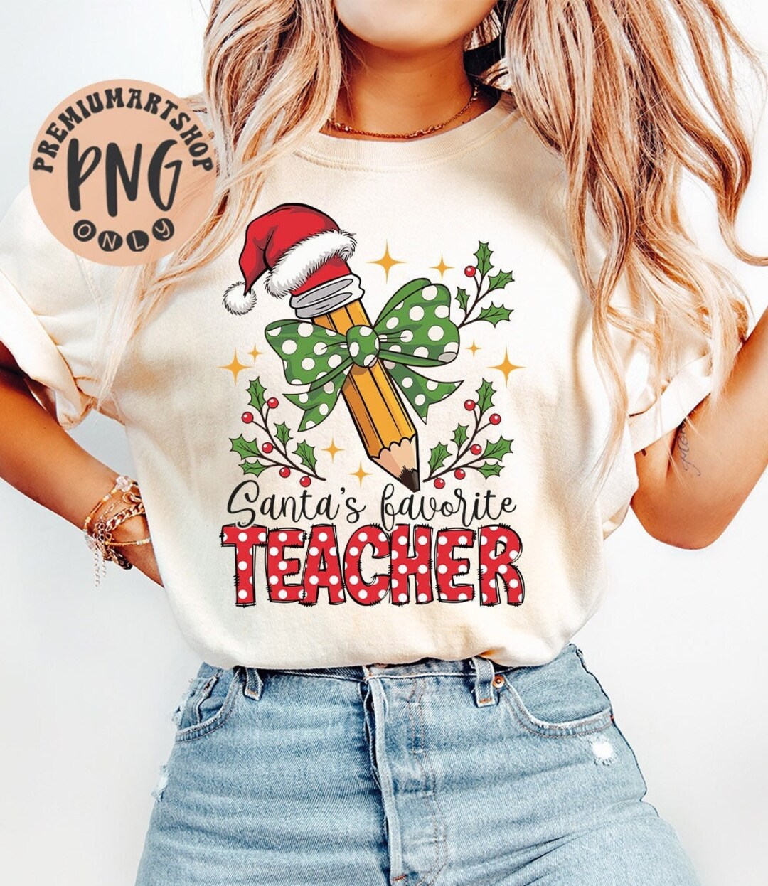 PNG de la maestra favorita de Santa Claus, PNG de Navidad para maestra ...