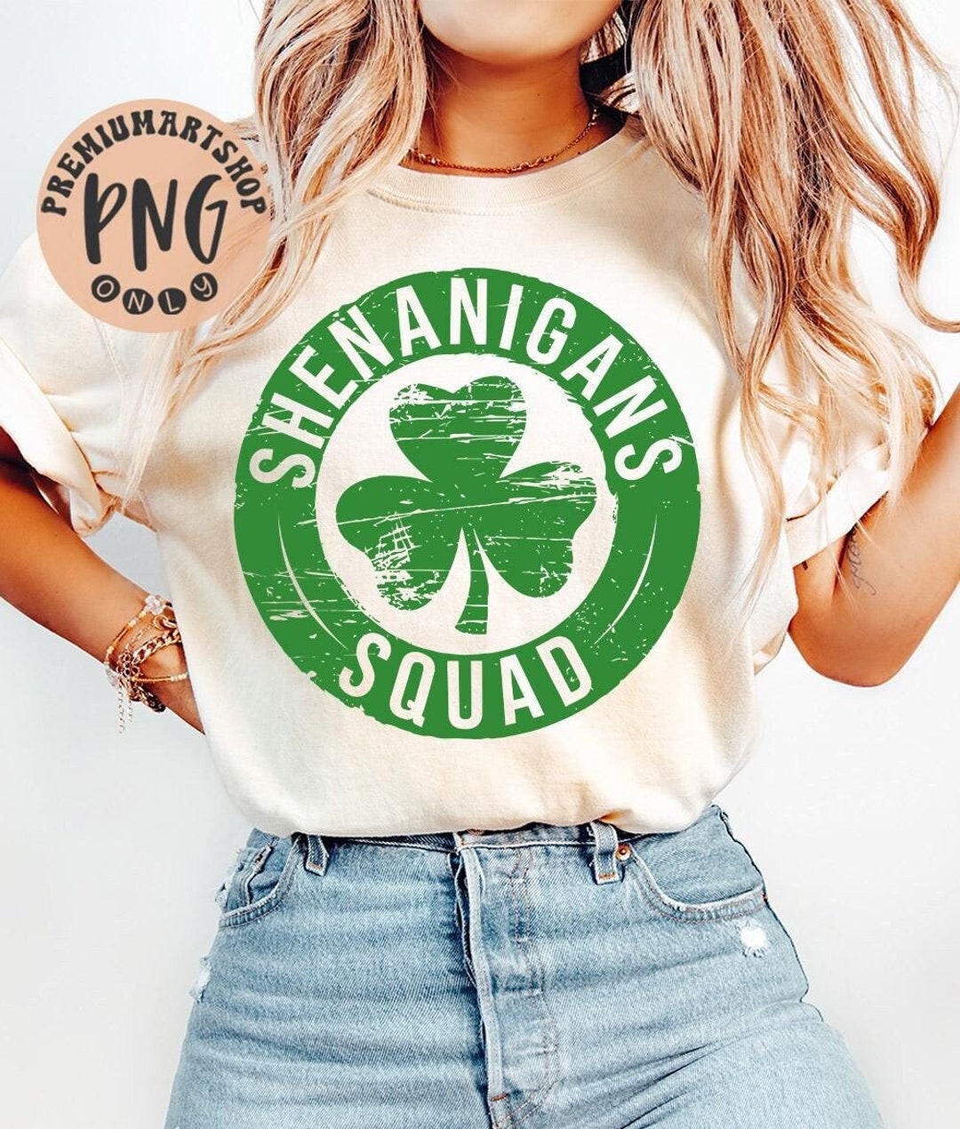 Shenanigans Squad St. Patrick's Day Png, Distressed Shenanigans Squad ...