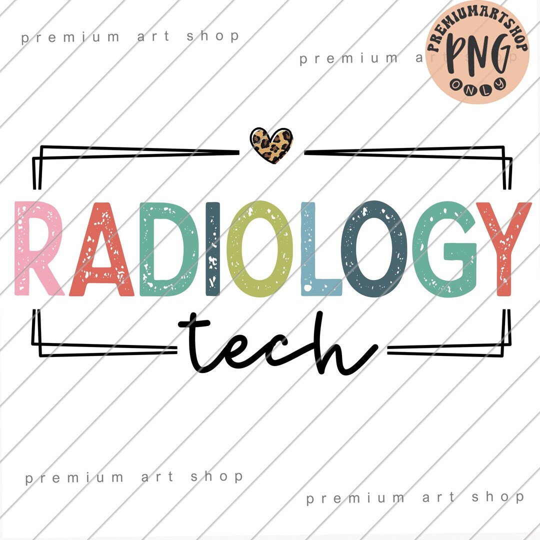 Radiology Tech PNG: Colorful Design (digital Download) - Etsy