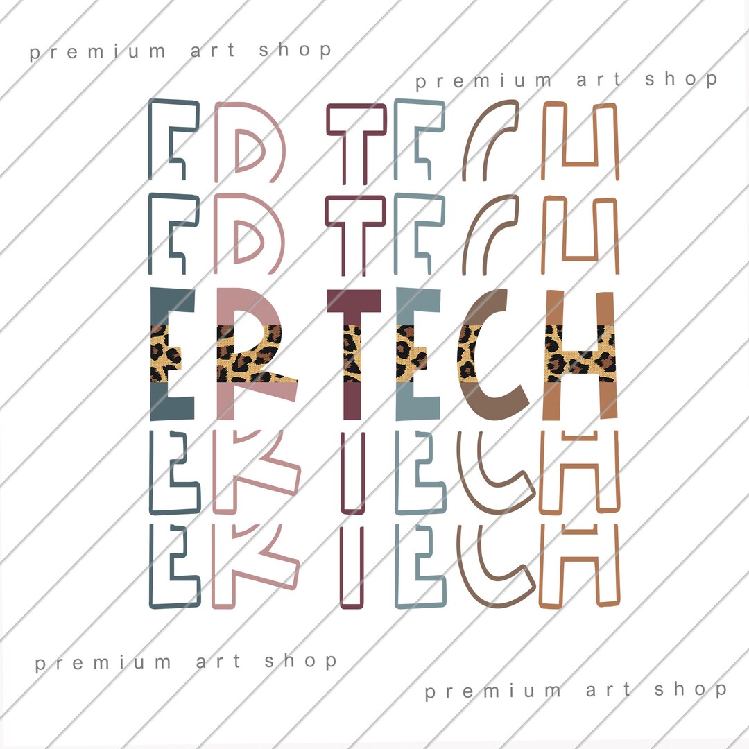 ER Tech PNG, Emergency Room Technicians Sublimation Design Download ...