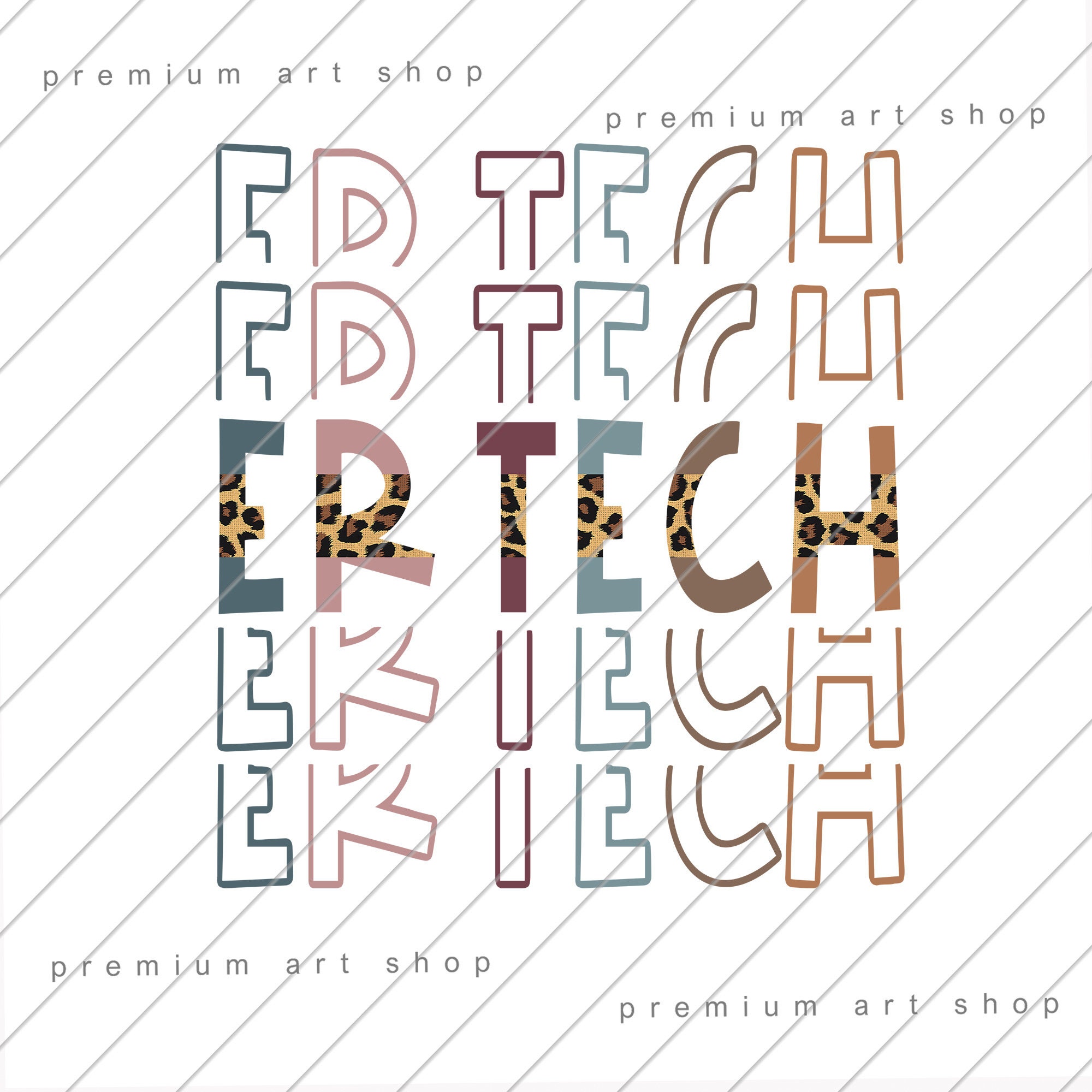 ER Tech PNG Emergency Room Technicians Sublimation Design | Etsy