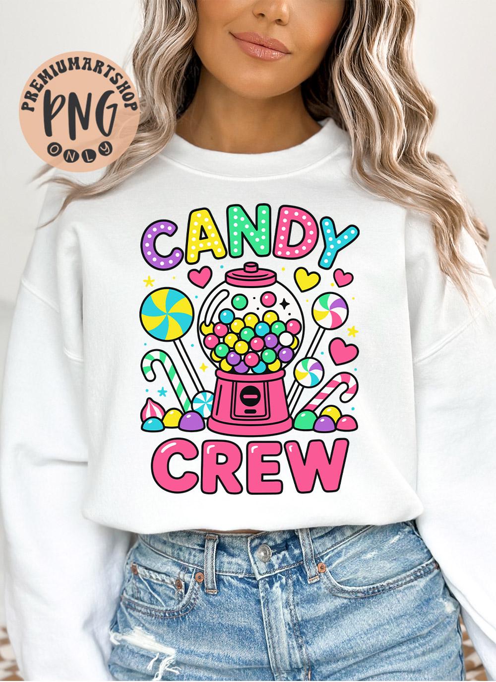 Candy Crew PNG: Sweet Party Sublimation Design (digital Download) - Etsy