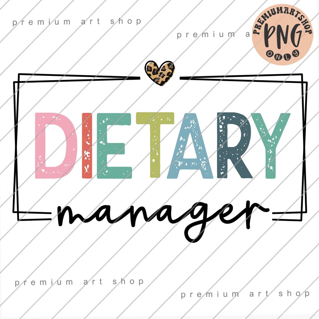 Dietary Manager Boho PNG: Sublimation Design (digital Download) - Etsy