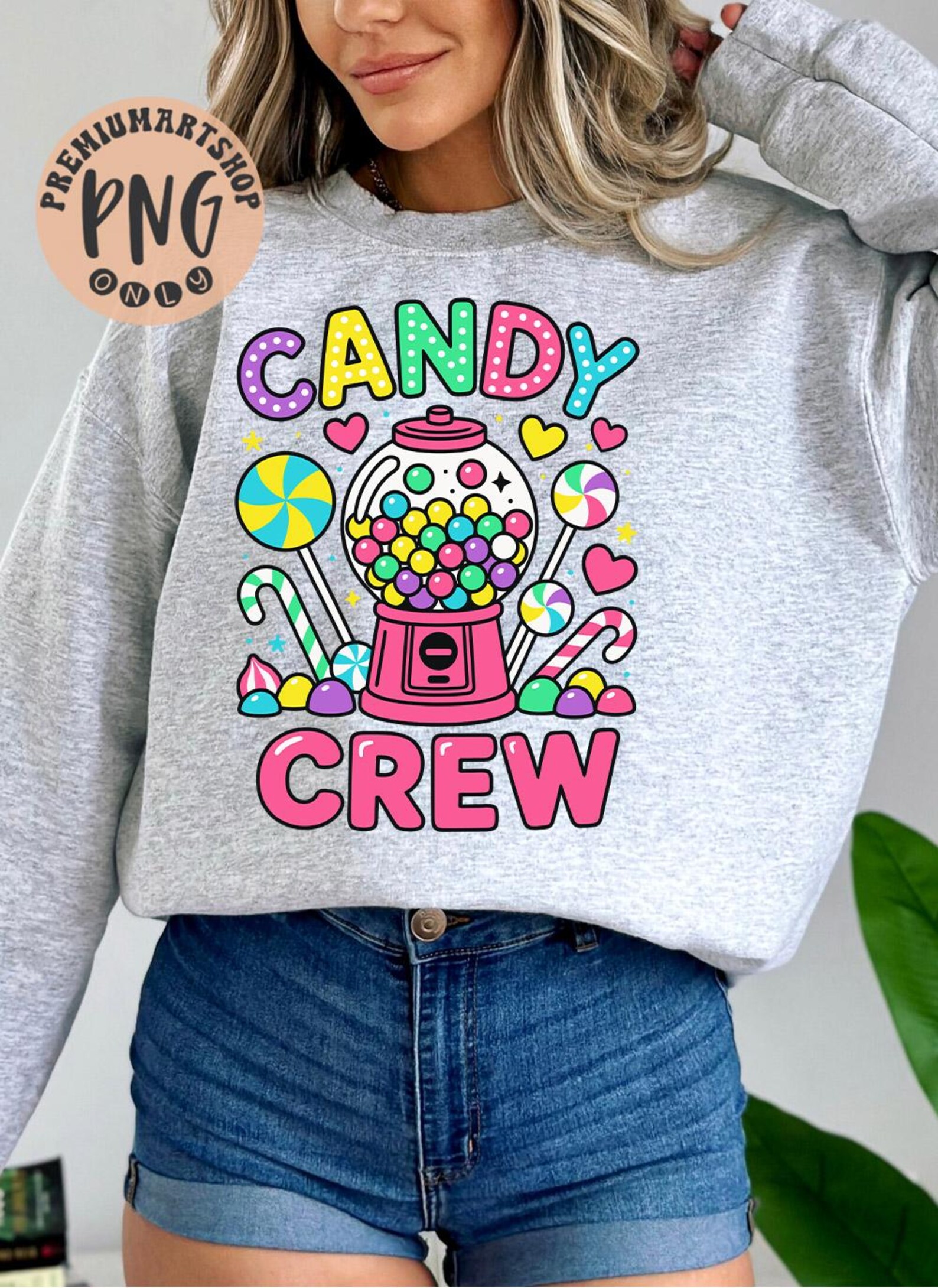 Candy Crew PNG: Sweet Party Sublimation Design (digital Download) - Etsy
