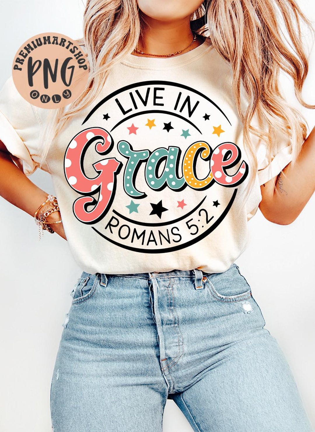 Live in Grace PNG, Romans 5:2 Png, Christian Png, God Sublimation ...