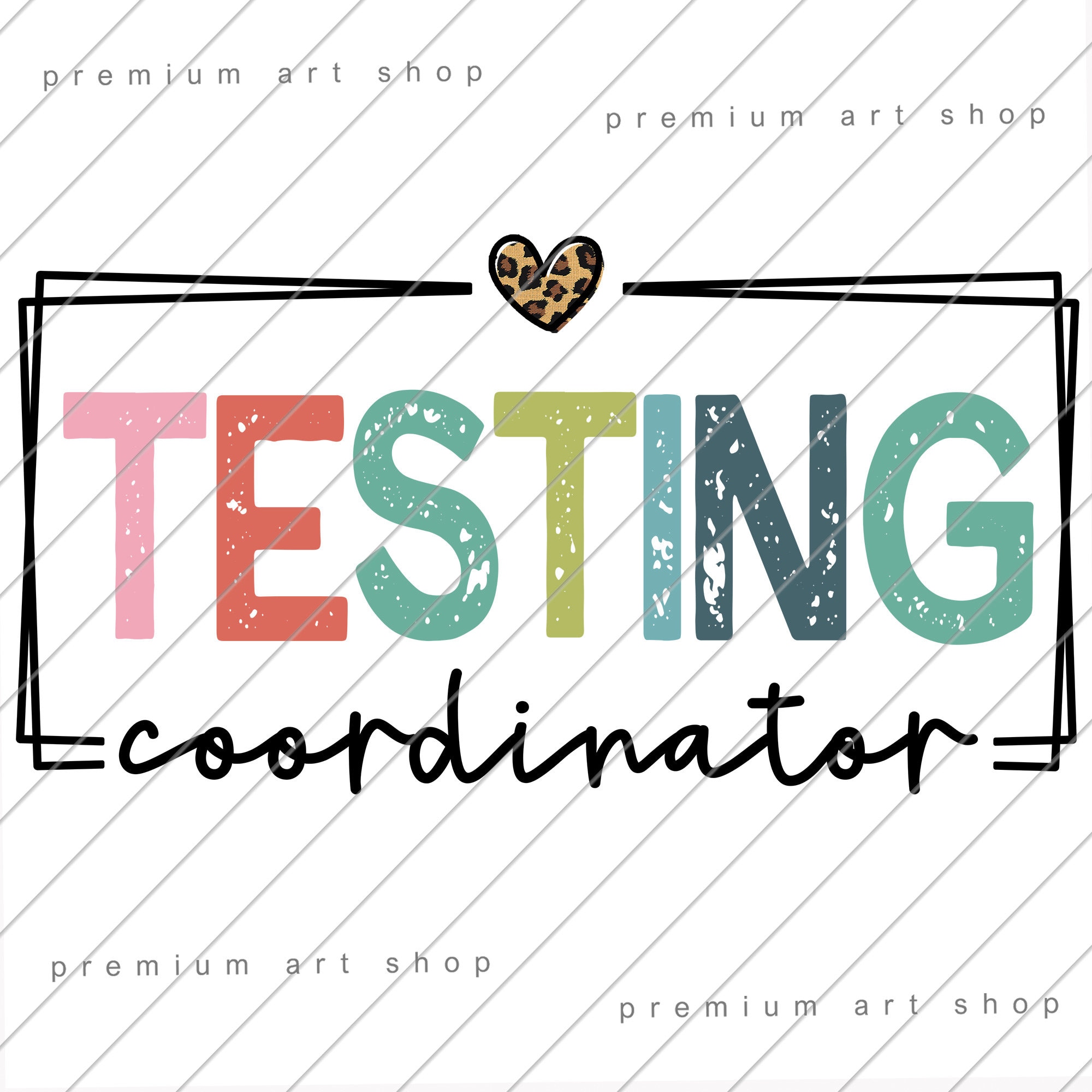 Testing Coordinator PNG School Test Day Sublimation Design - Etsy