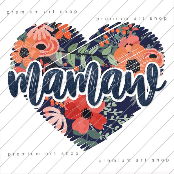 Custom SVG File MAMAW and Children's Names Svg Cut File Decal Tshirt ...