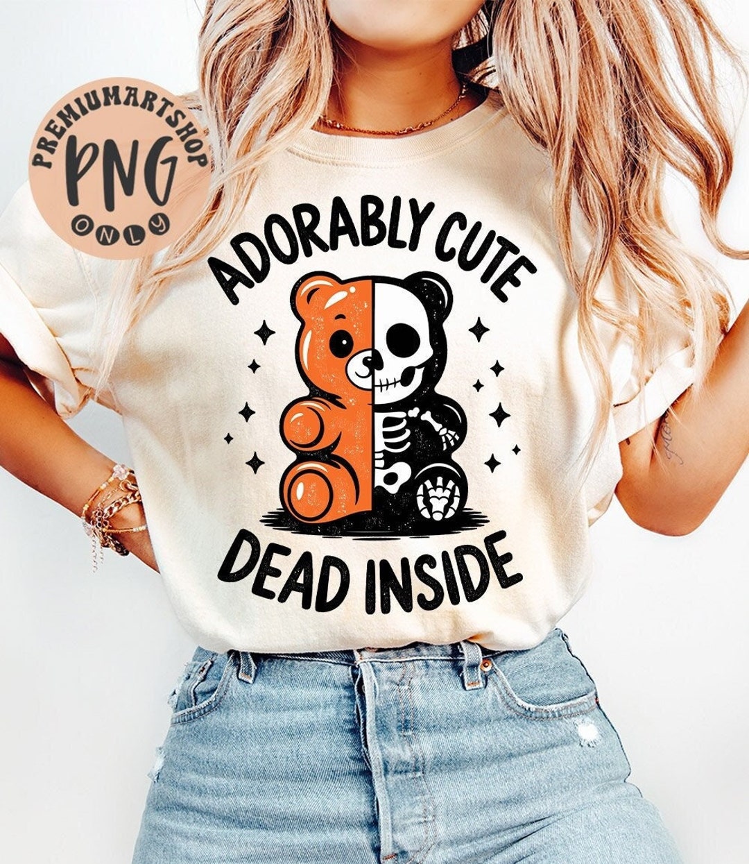 Halloween Skeleton Gummy Bear PNG, Adorably Cute Dead Inside Halloween ...