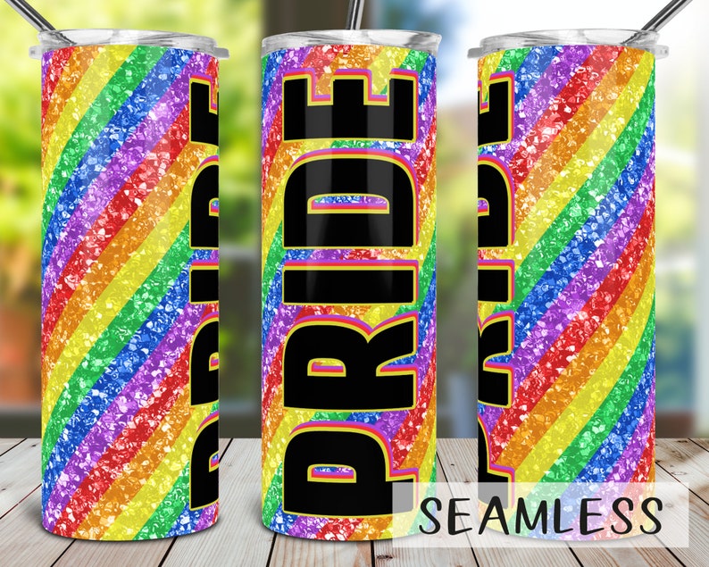 LGBTQ Pride Tumbler Png, LGBTQ Tumbler Sublimation Design Download ...