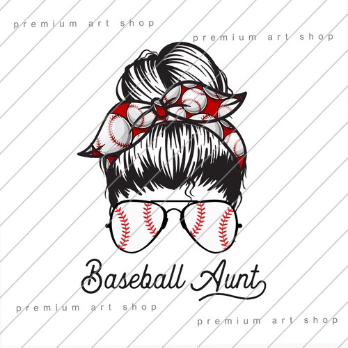 Baseball Aunt Png Baseball Clipart Baseball Png Baseball | Etsy