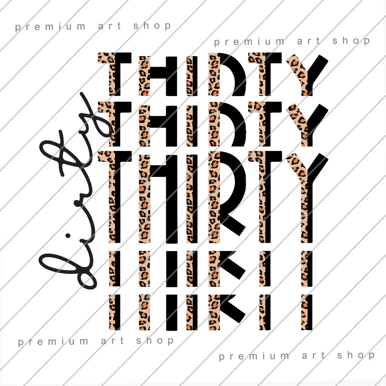 Dirty Thirty PNG, 30th Birthday PNG, Thirty Birthday Sublimation Design ...