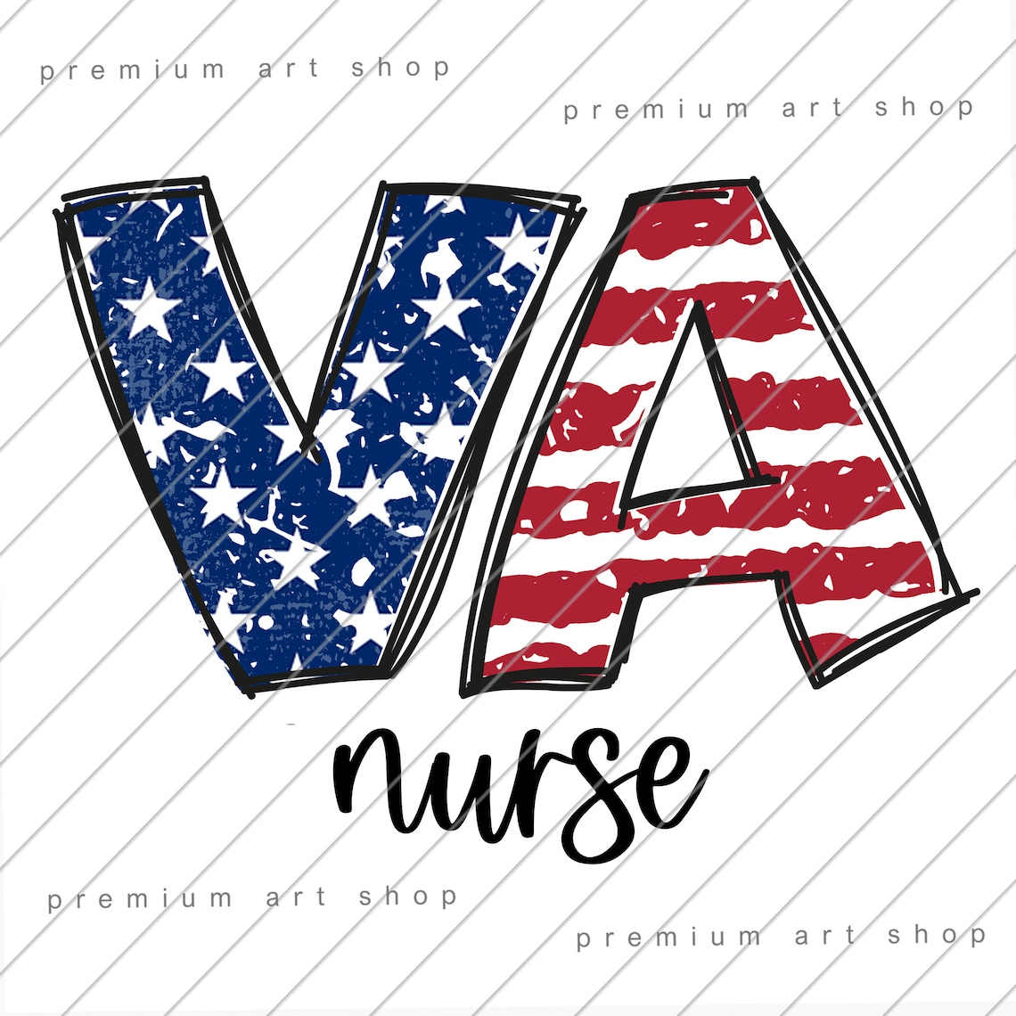VA Nurse PNG Nurse Appreciation Day Sublimation Design - Etsy