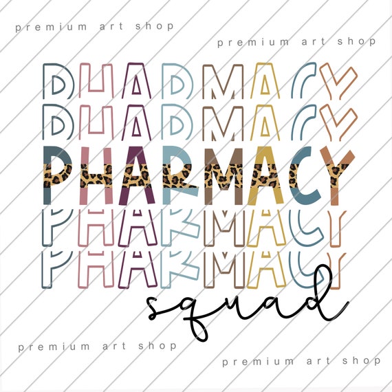 Pharmacy Squad Boho PNG Pharmacy Technician Sublimation - Etsy