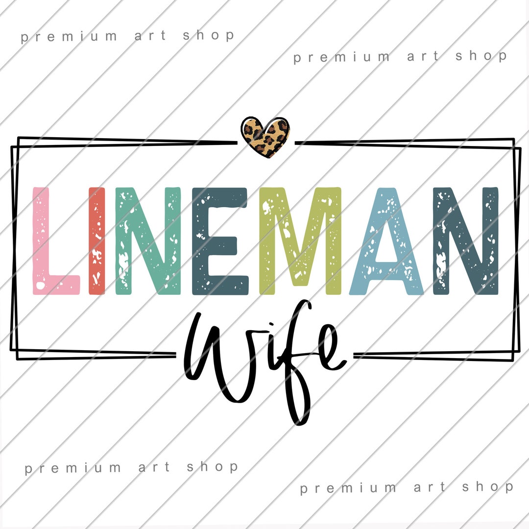 Lineman Wife PNG, Line Wife Life Boho Sublimation Design Download, Line ...