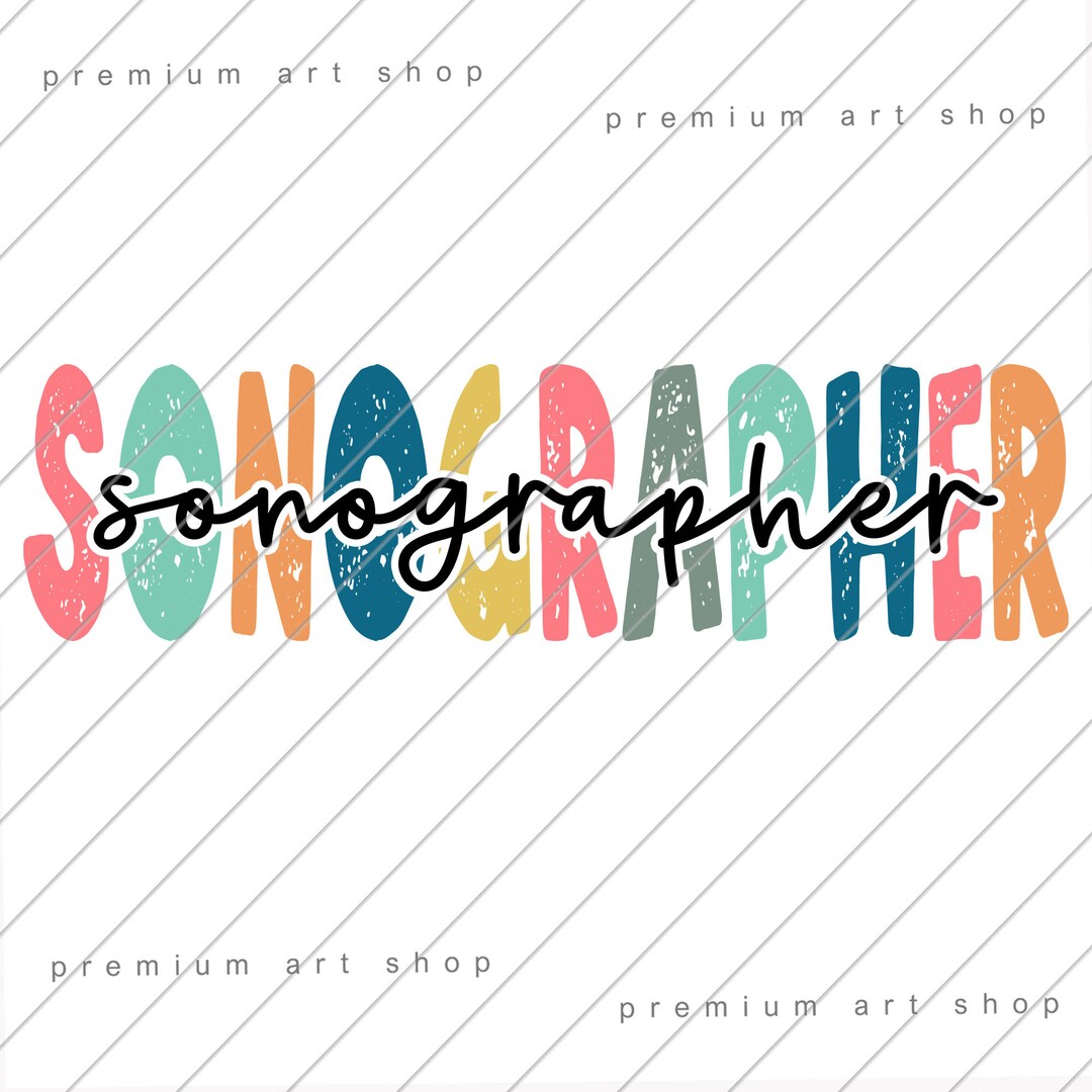 Sonographer PNG, Sonographer Sublimation Design Download, Ultrasound ...