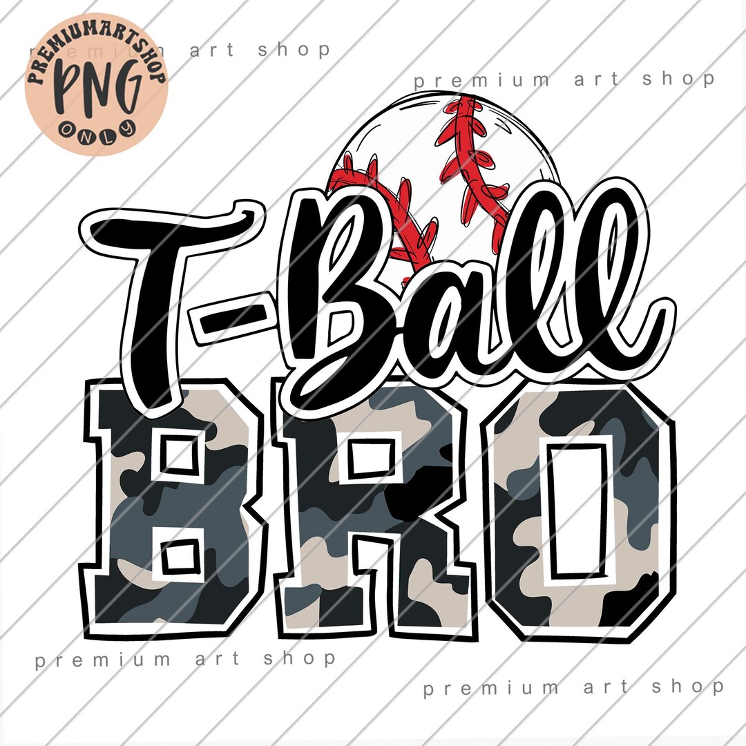 T-ball Bro Png, Camo T-ball Bro Png, T-ball Bro Sublimation, T-ball ...