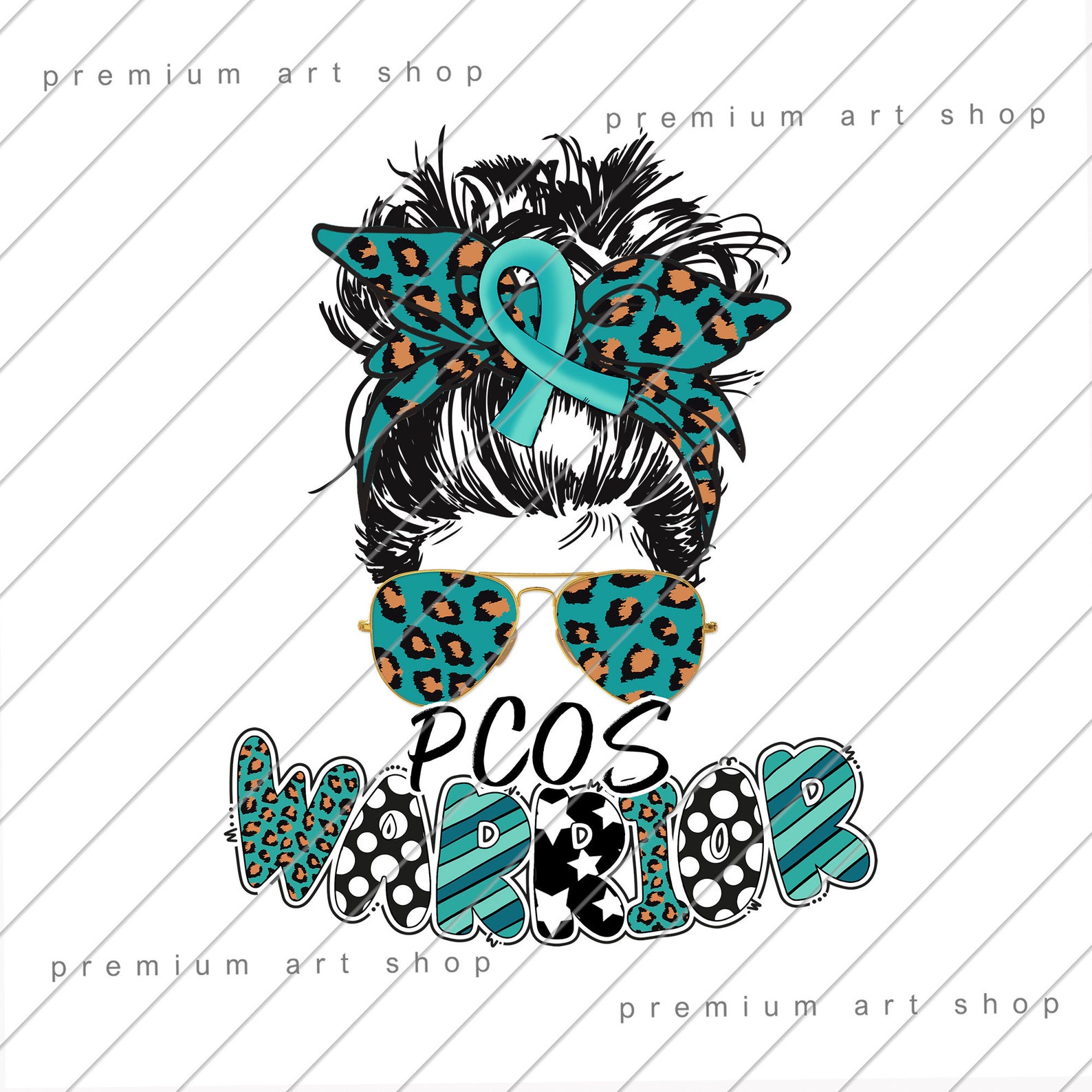 PCOS Png PCOS Warrior Png PCOS Awareness Sublimation Design | Etsy