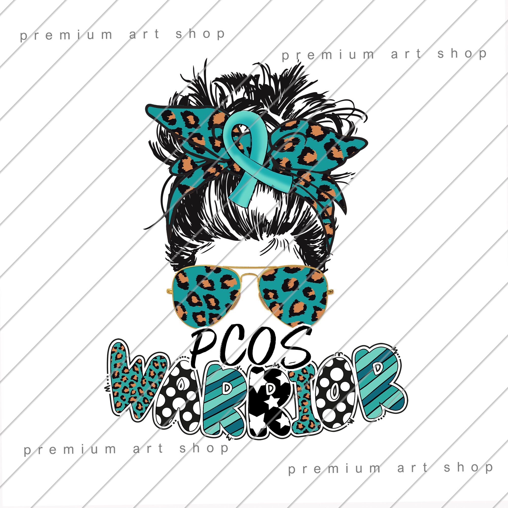 PCOS Png PCOS Warrior Png PCOS Awareness Sublimation Design | Etsy