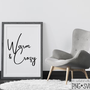 Warm and Cozy Sign Svg File for Cricut Christmas Farmhouse - Etsy