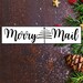 Merry Mail SVG File for Cricut, DIY Christmas Sign Digital Print ...