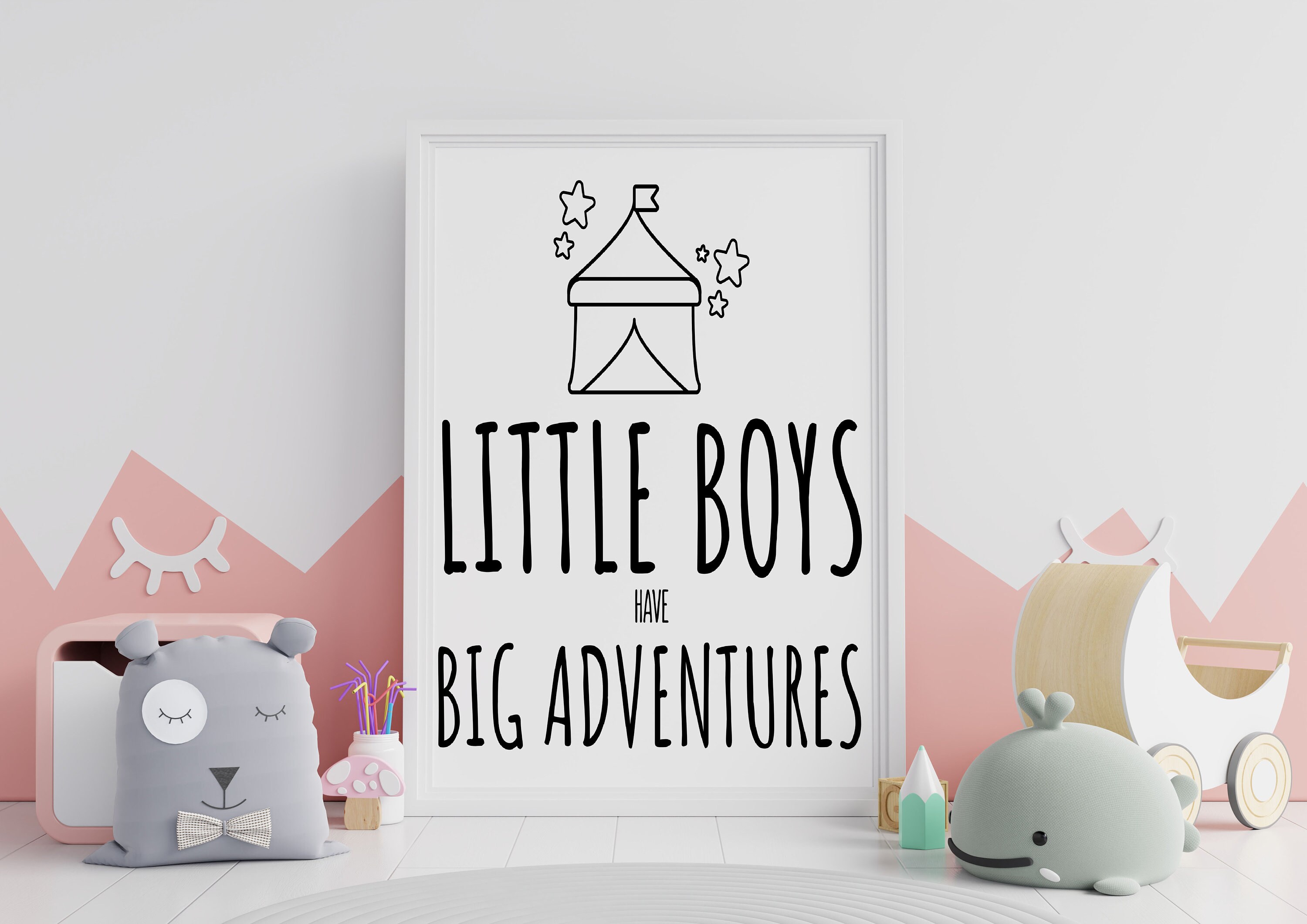 Little Boys Have Big Adventures SVG File for Cricut, Best Idea Gift for ...