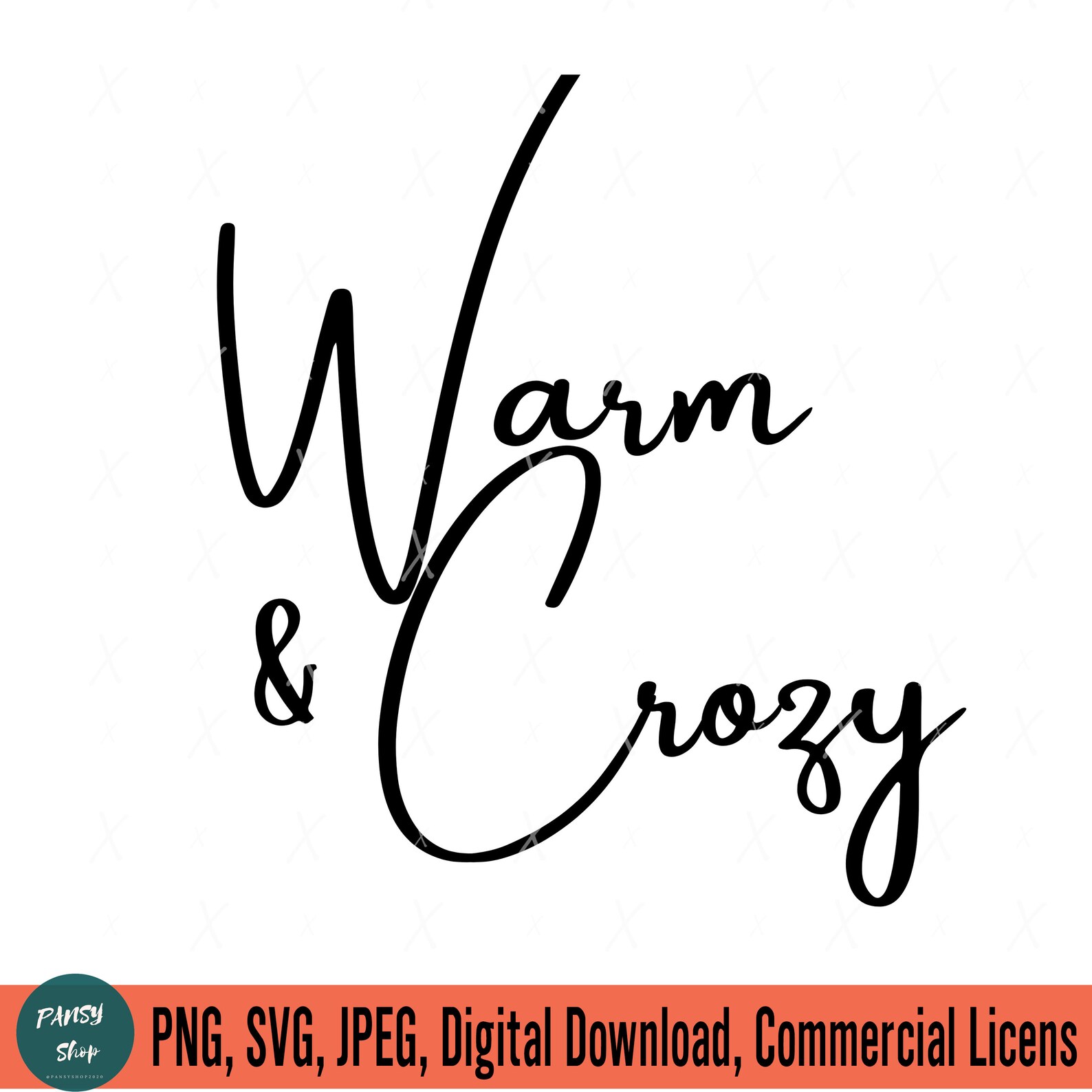 Warm and Cozy Sign Svg File for Cricut Christmas Farmhouse - Etsy