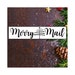 Merry Mail SVG File for Cricut, DIY Christmas Sign Digital Print ...