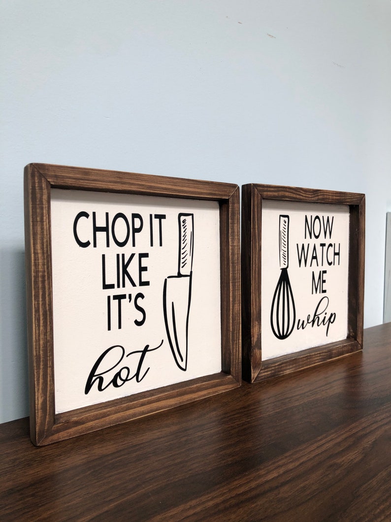 Kitchen Signs, Funny Food Puns, Kitchen Decor - Etsy