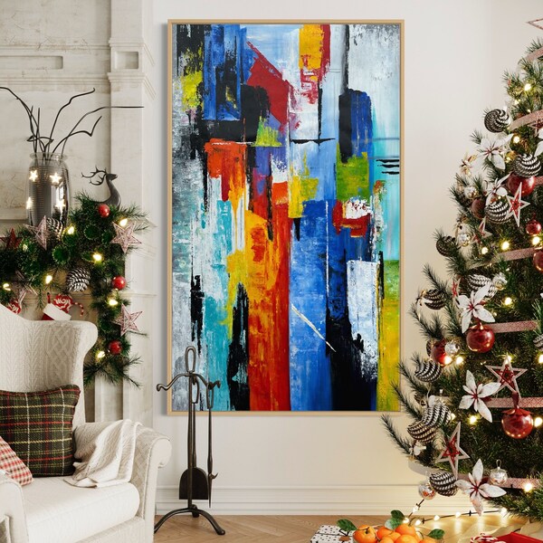 Handmade Wall Painting Etsy