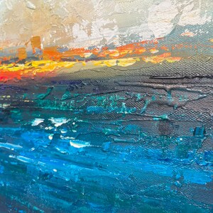 Abstract Handmade Painting on Canvas, Textured Wall Art, Customized ...