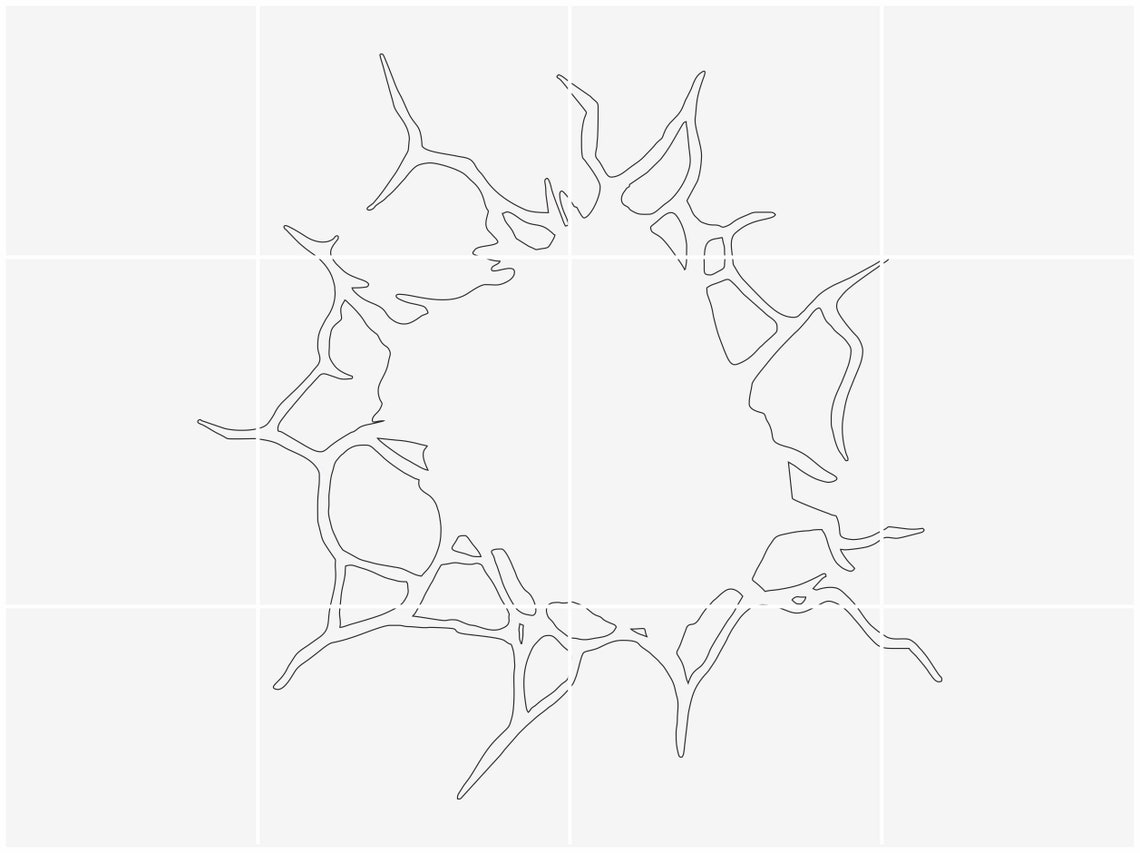 Broken Wall Design Svg Cut File. Wall Sticker. Crack Svg. - Etsy