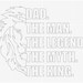 Dad the Legend Lion Face. Father's Day. Svg Cut File. - Etsy