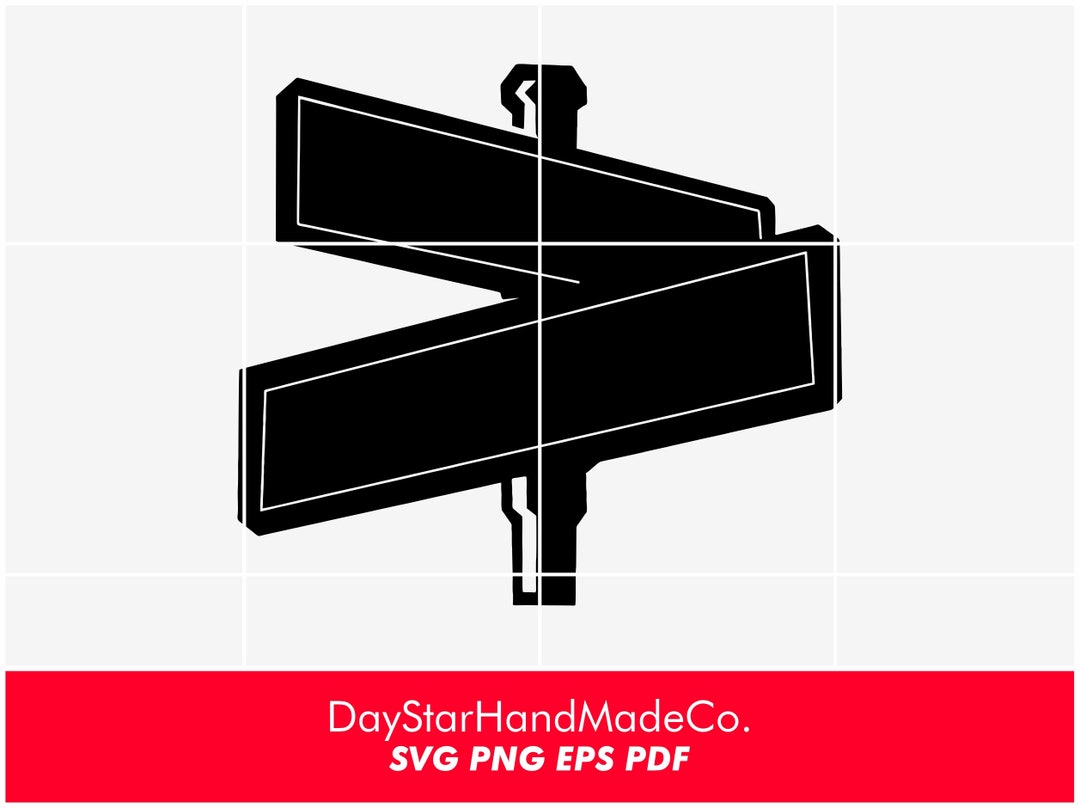 Street Signboard. Svg Cut File. Direction Board. Svg Png Eps Pdf File ...