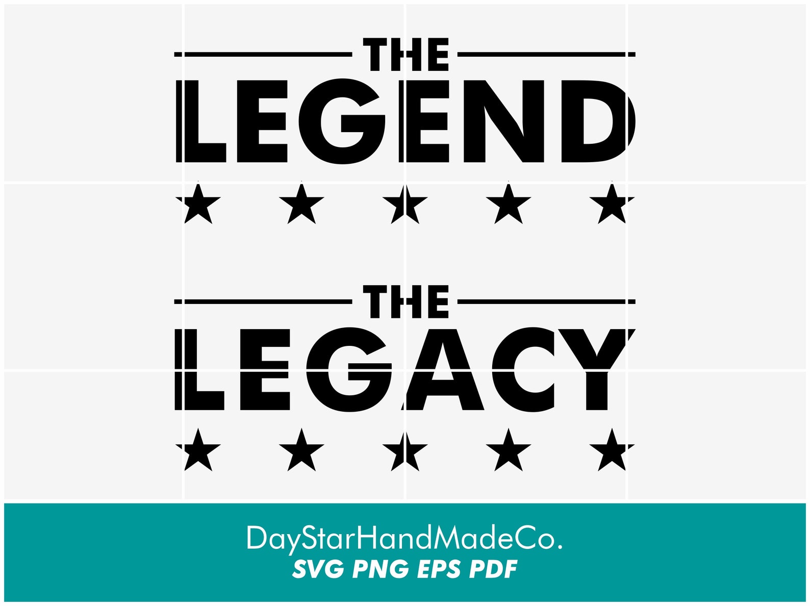 The Legend. the Legacy. Svg Cut File. Father's Day T-shirt - Etsy UK