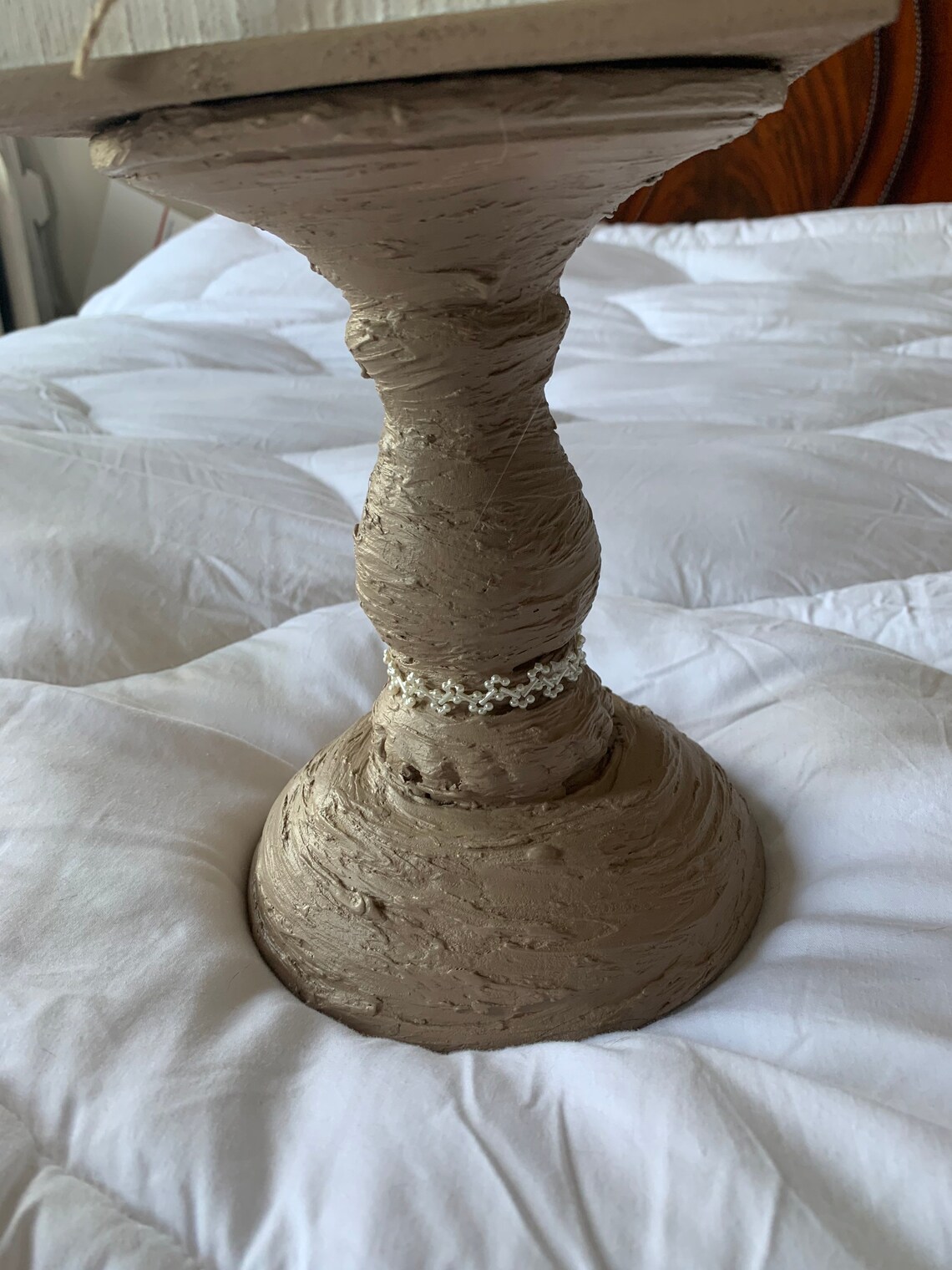 Pedestal Beaded Lace Birdhouse - Etsy