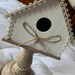 Pedestal Beaded Lace Birdhouse - Etsy