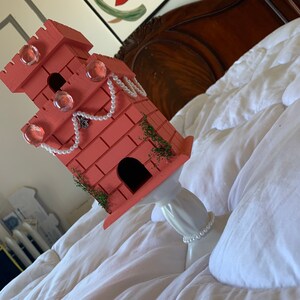 Girly Castle Birdhouse Pedestal - Etsy