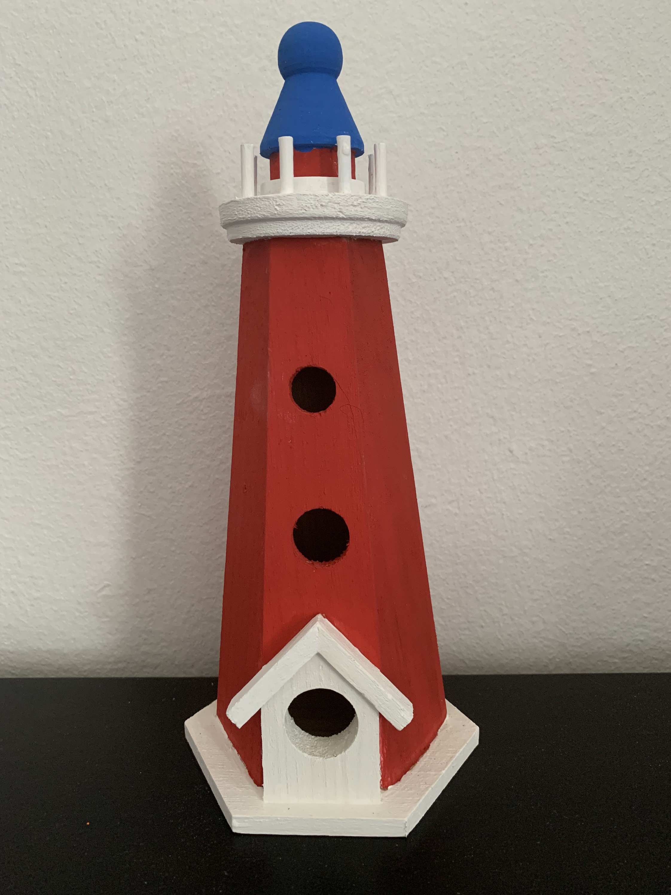 Patriotic Wooden Lighthouse Birdhouse - Etsy