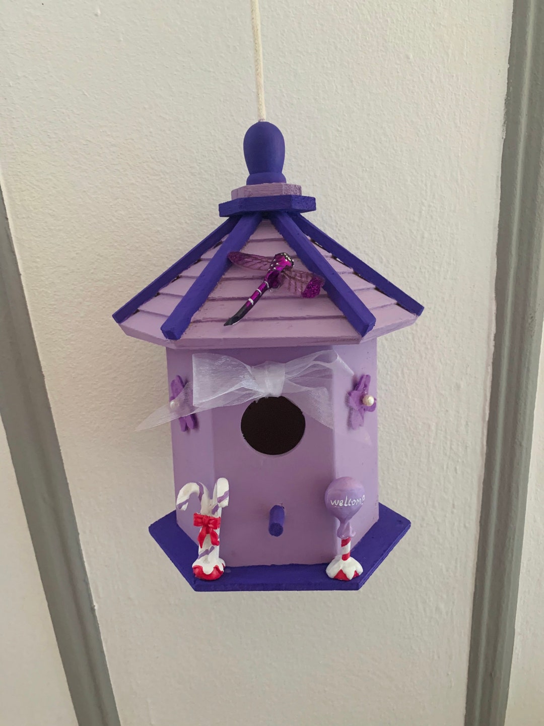Candy Land Wooden Birdhouse - Etsy