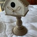 Pedestal Beaded Lace Birdhouse - Etsy