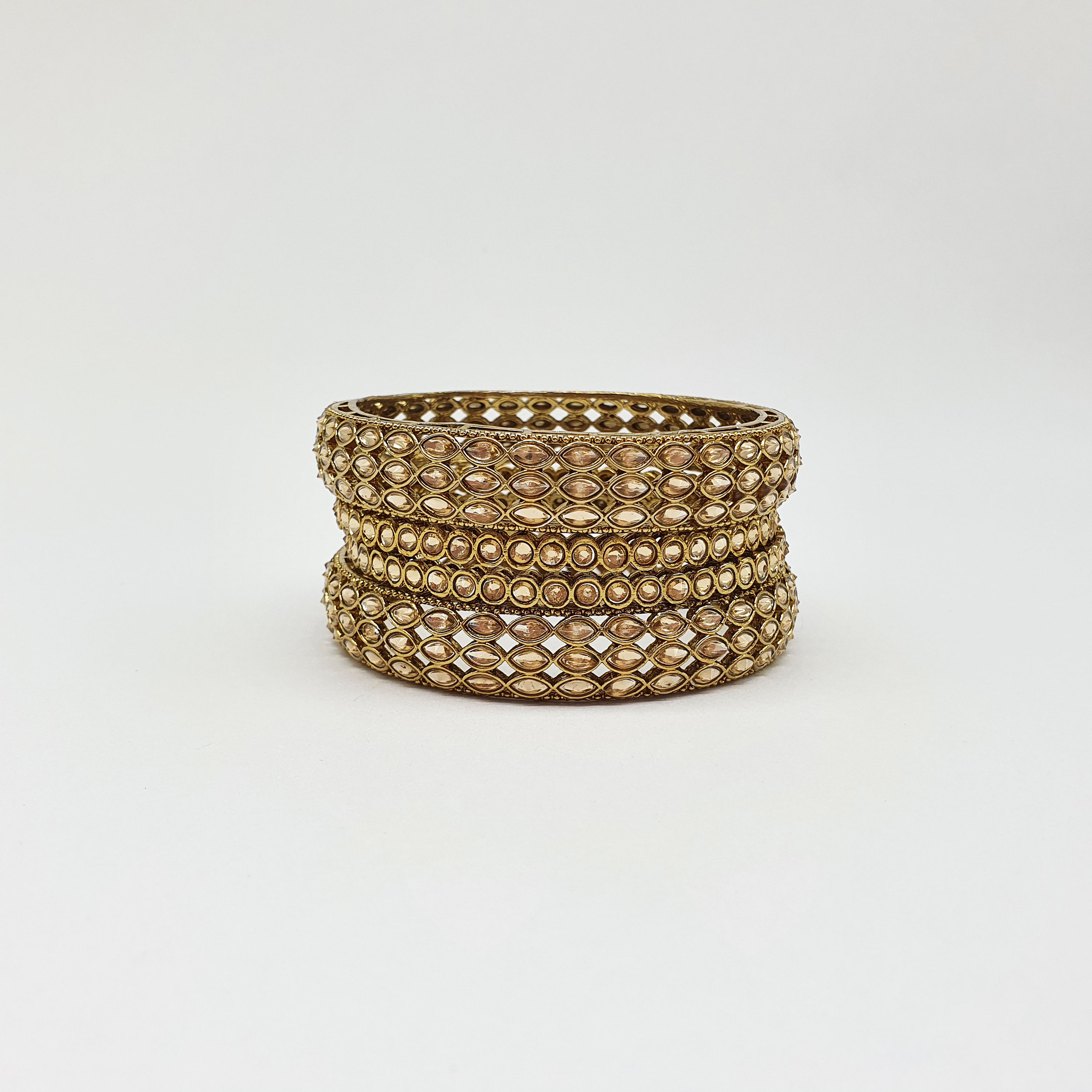 Polki Bangle Set / Indian Bangles/ Gold Bangle/ Indian Jewellery ...