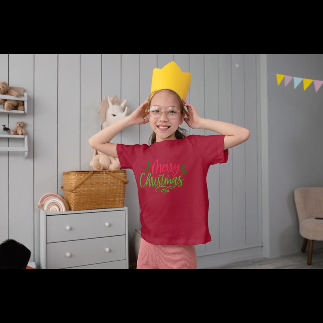 Merry Christmas Holiday Matching Kids Pajama Unisex T-shirt - Etsy