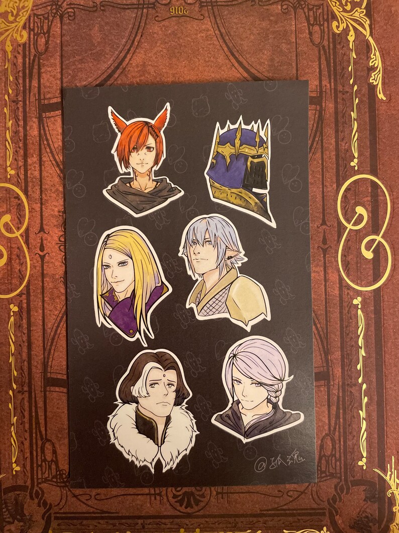 Final Fantasy XIV Characters Stickers - Etsy