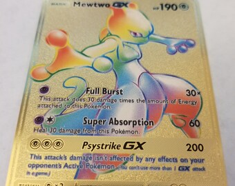 Rainbow Mewtwo | Etsy