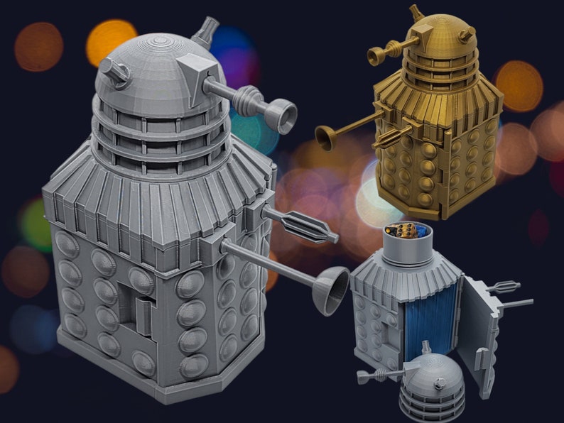 MTG Dalek Deck Box for EDH | Dr Who | Magic the Gathering | Dice Box ...