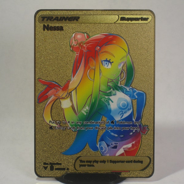 Nessa Trainer Card Etsy 2709
